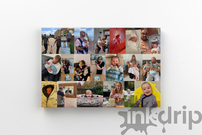 Personalized Collage Canvas / Custom Photo Canvas/ Montage | Etsy