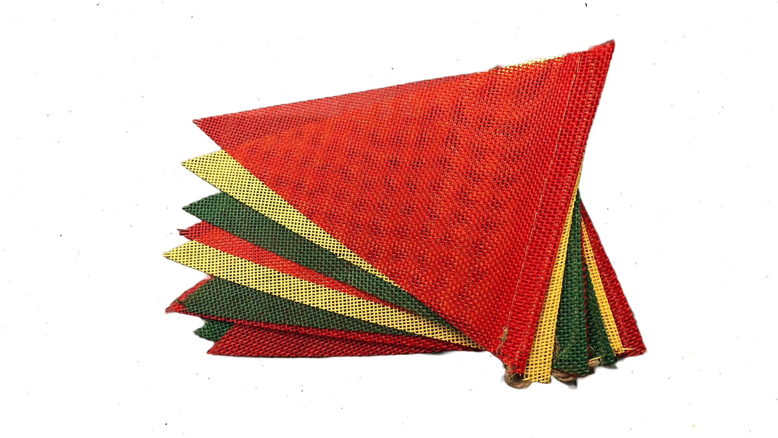 HESSIAN FABRIC BUNTING Multicoloured Rainbow Banner - Etsy UK