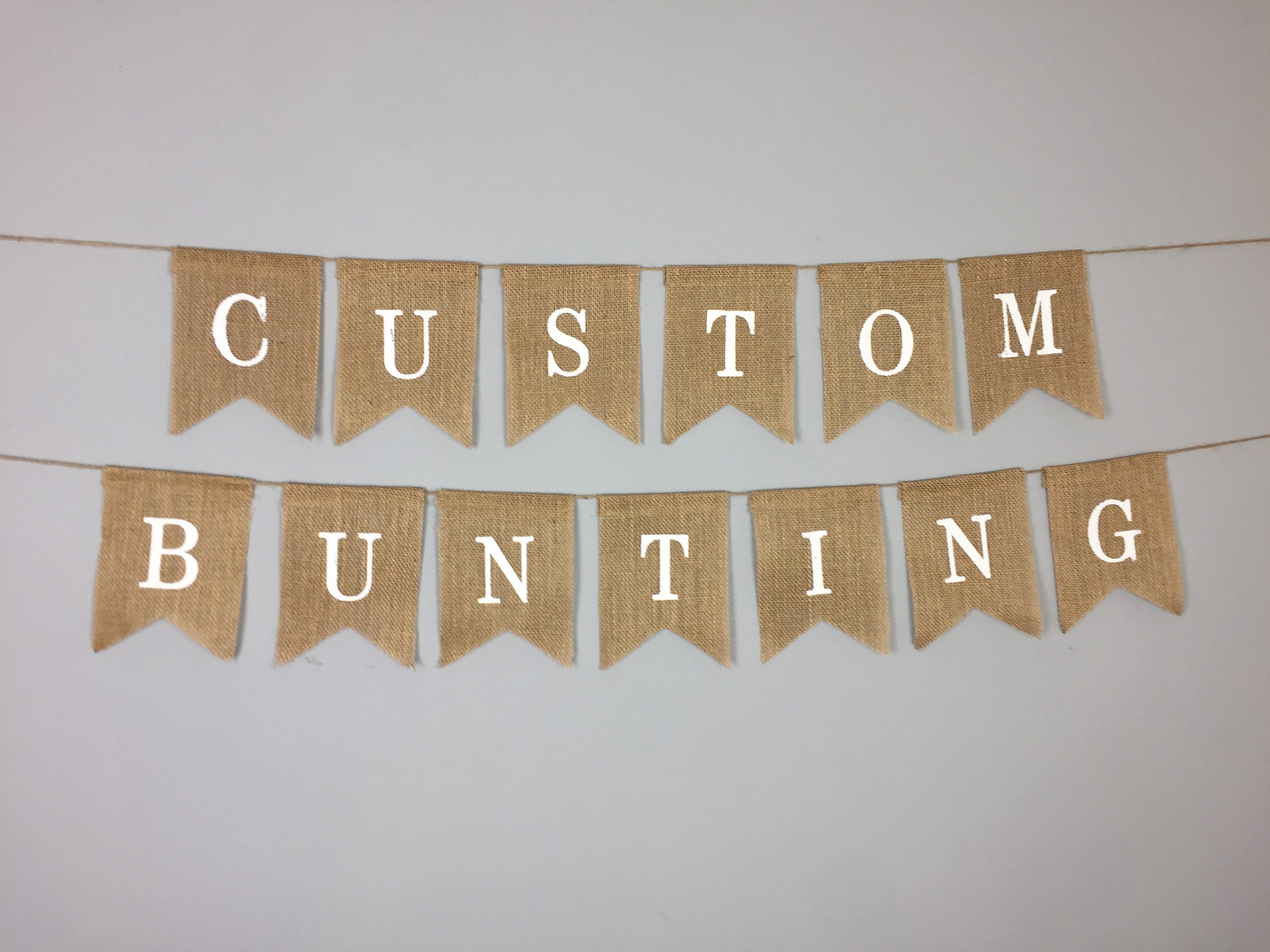 Personalised Custom Bunting Handmade Party Decorations - Etsy UK