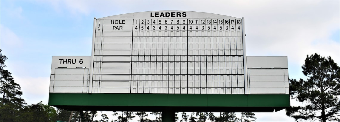 The Masters Scoreboard at Augusta National Digital Download - Etsy