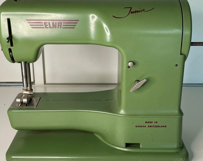 Elna Junior Vintage Sewing Machine - Etsy
