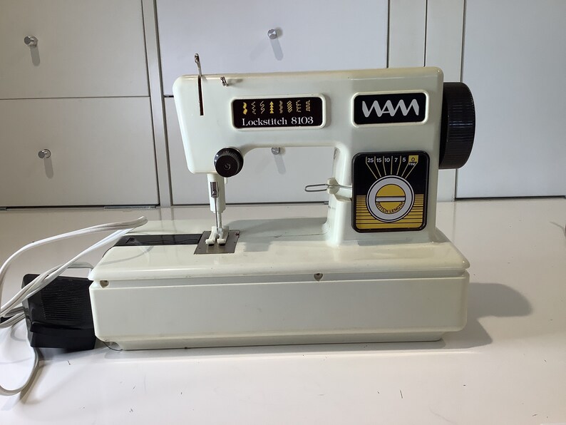 WAM Vintage Sewing Machine - Etsy