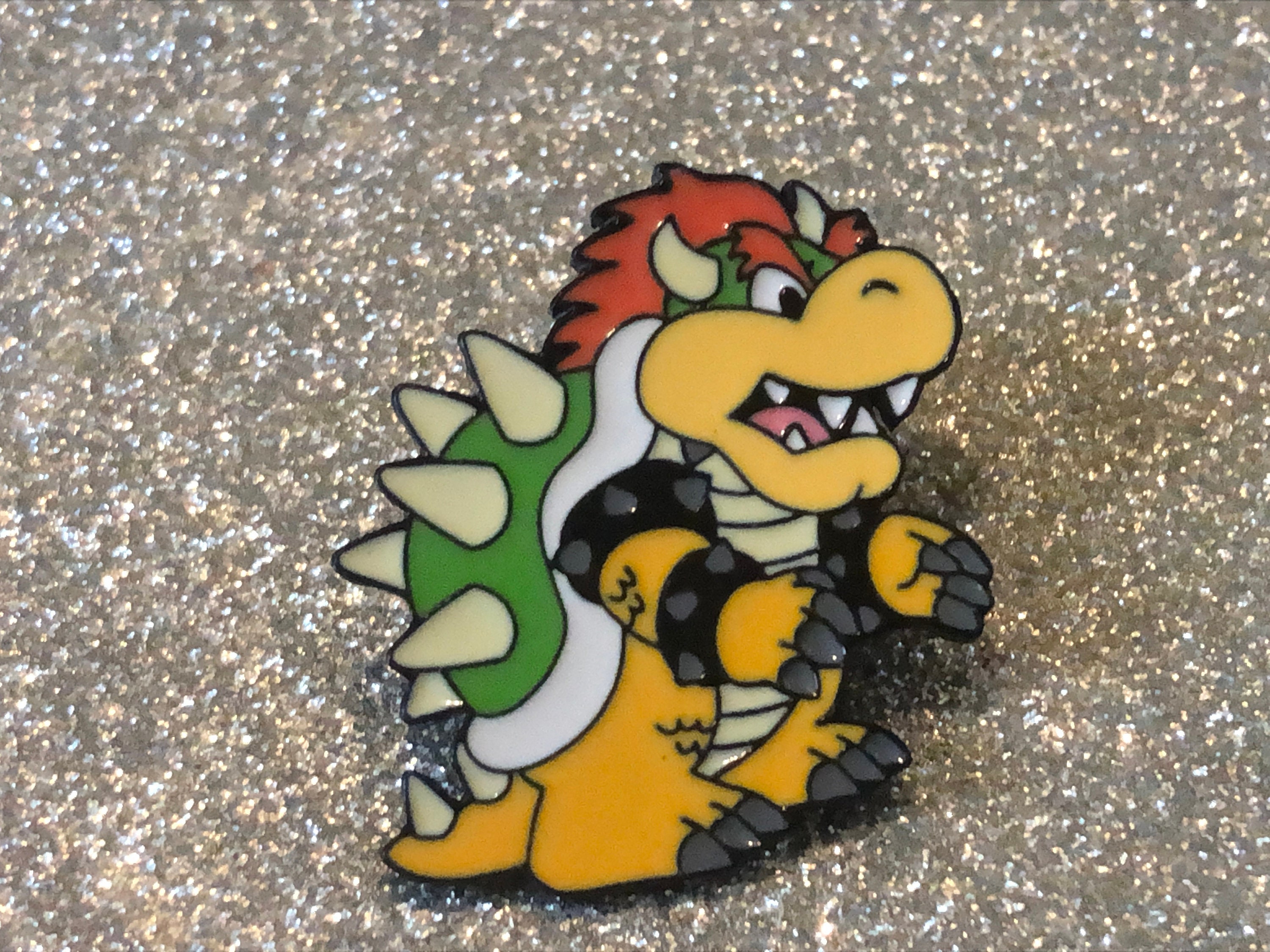 Super Mario Bros Nintendo Bowser New Style Enamel Pin Badge - Etsy UK