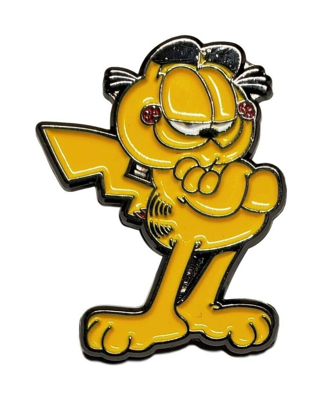 Garfield Character Standing With Crossed Hands Mash up Metal - Etsy