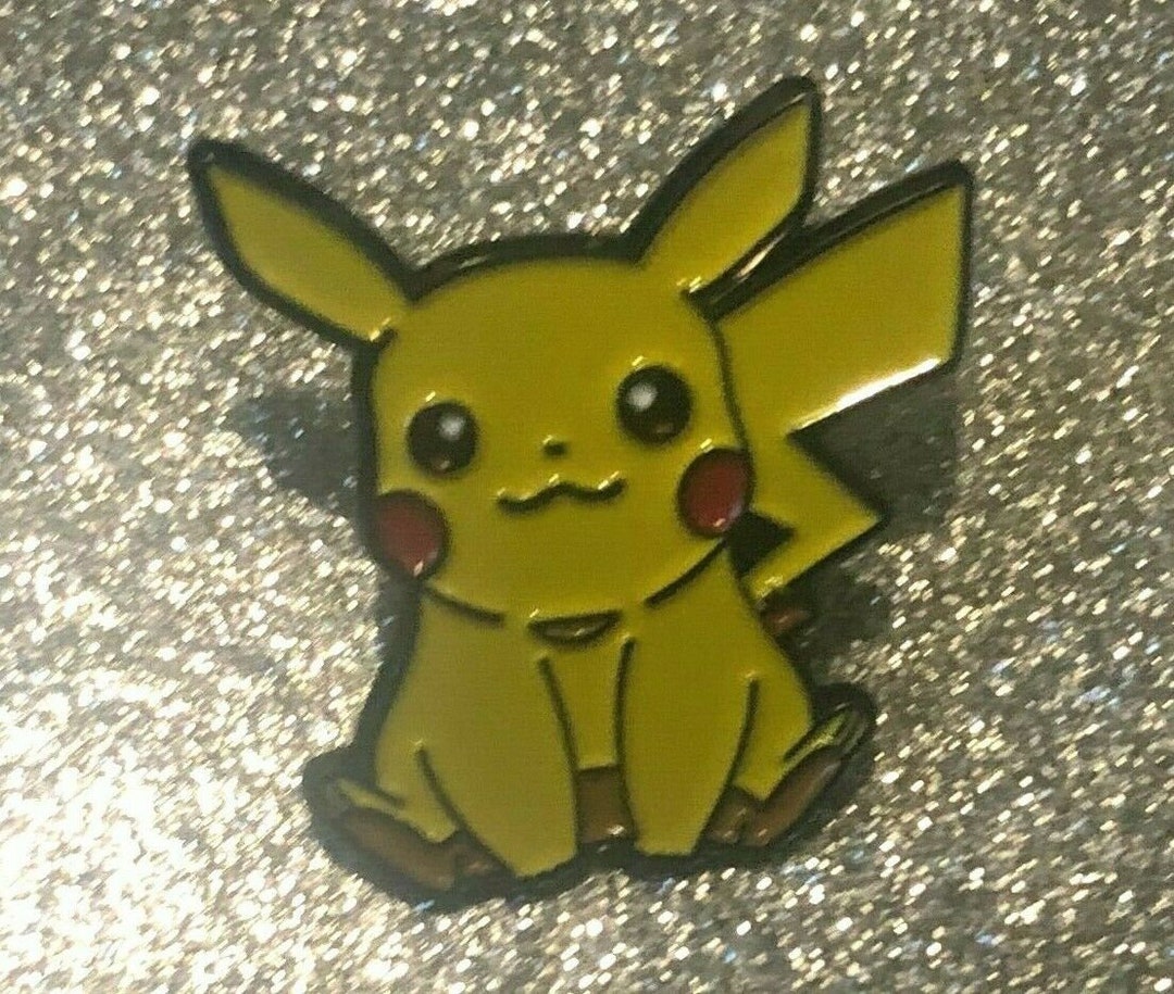 Retro Pikachu Cute Cartoon Character Enamel Pin Badge - Etsy
