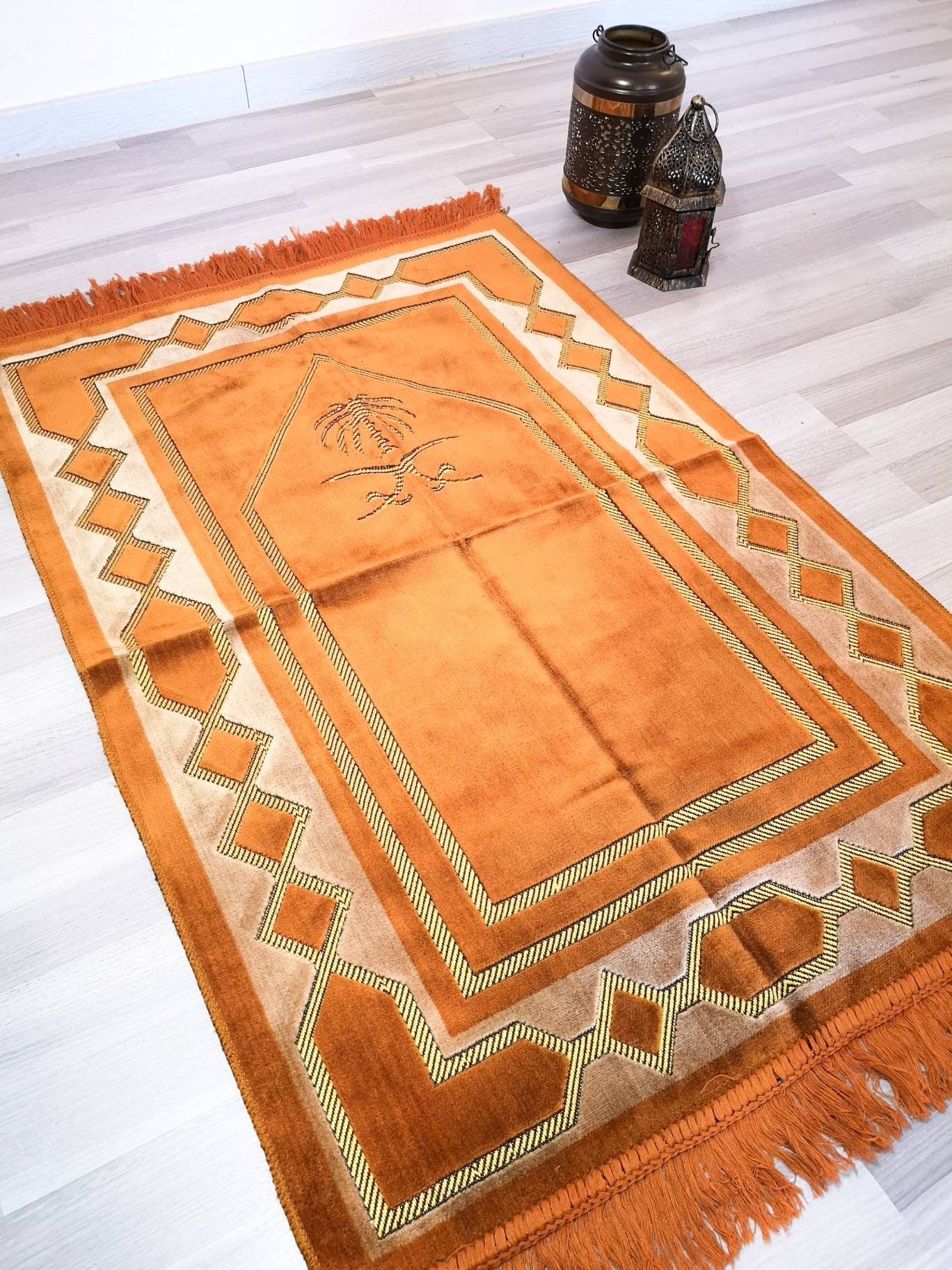 Beautiful Prayer Rugs Prayer Prayer Rug Allah Islam Muslim Gift Eid ...