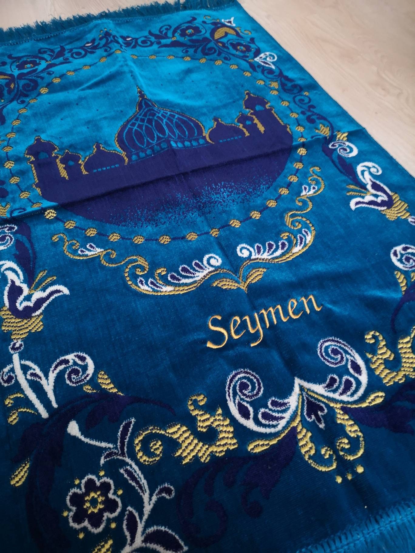 Beautiful Prayer Rugs Prayer Prayer Rug Allah Islam Muslim Gift Eid ...