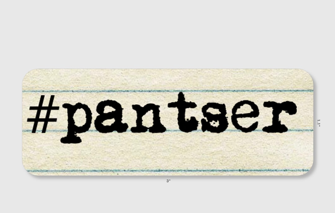 Hashtag Panster Vinyl Sticker - Etsy