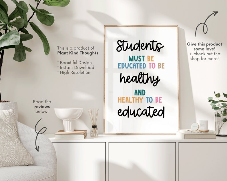 HEALTH EDUCATION School Nurse Office Decor School Clinic - Etsy