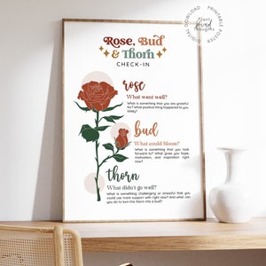 ROSE BUD and THORN Check-in Counseling Office School Counselor Office ...