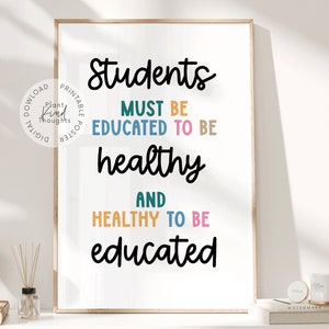HEALTH EDUCATION School Nurse Office Decor School Clinic School Nurse ...