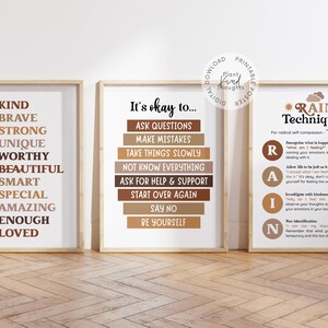 15 BOHO Counseling Posters Bundle School Counselor Office Decor School ...