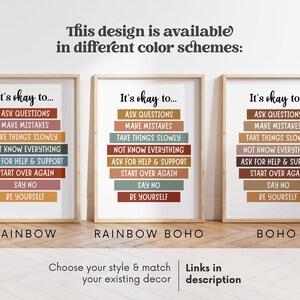 IT'S OKAY Mental Health Poster Printable Classroom Decor School ...