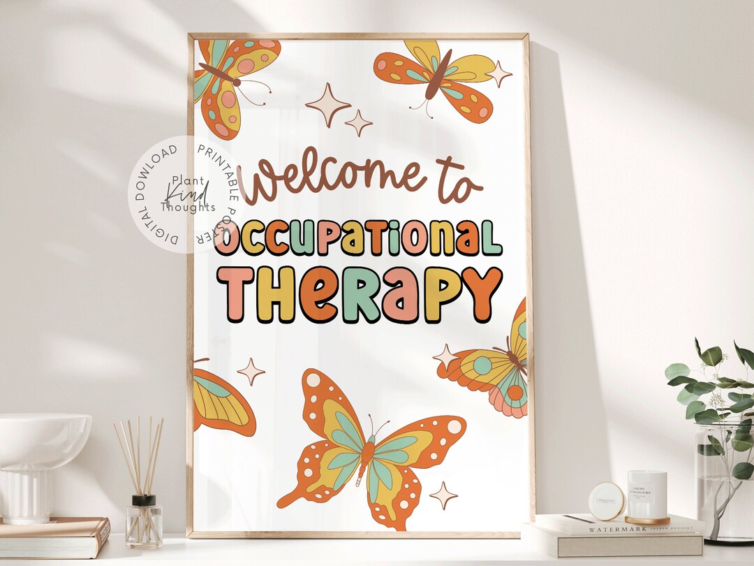 WELCOME to Occupational Therapy Office Decor Classroom Decor School ...