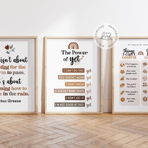 15 BOHO Counseling Posters Bundle School Counselor Office Decor School ...