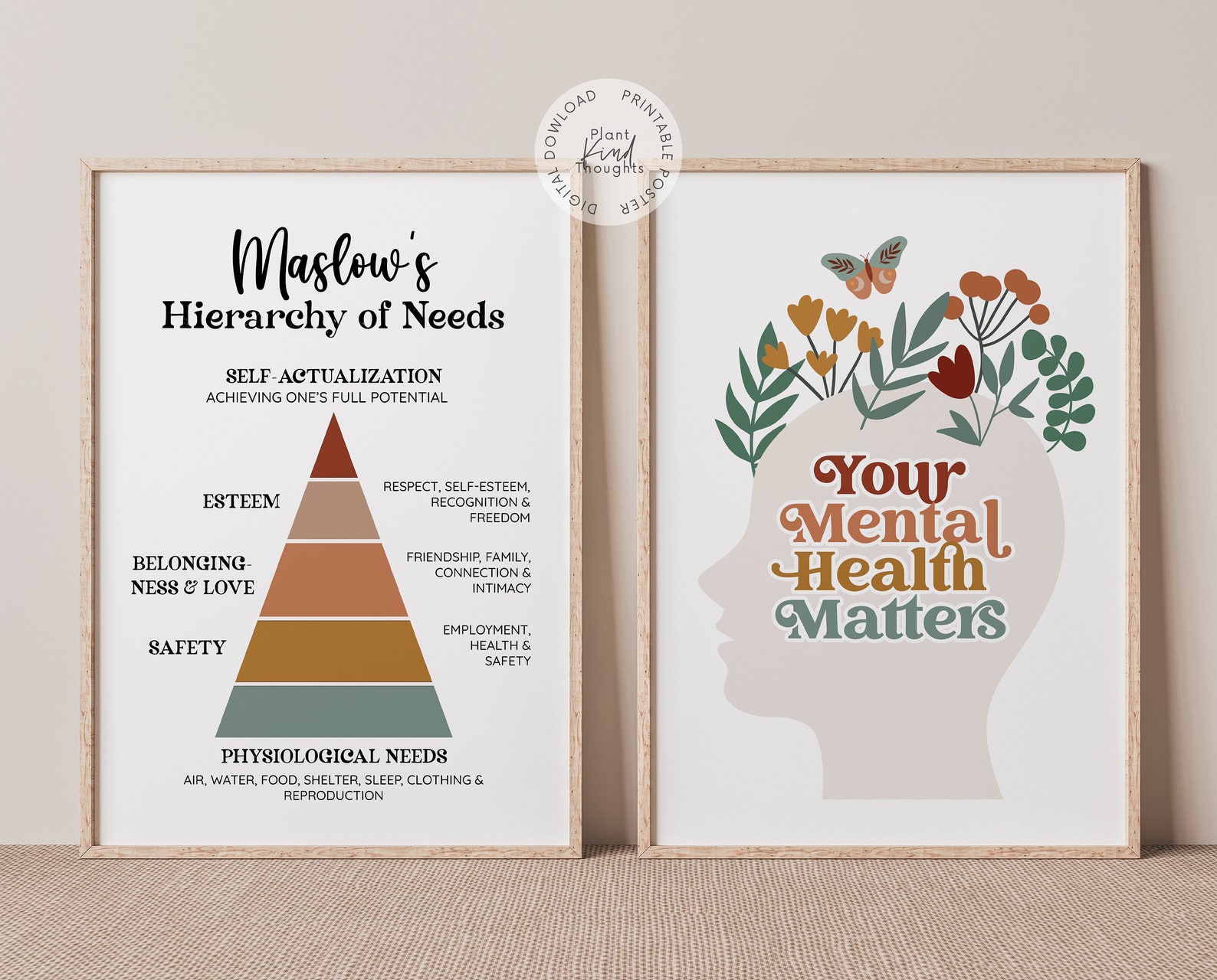 10 RAINBOW BOHO Counseling Posters Bundle School Counselor - Etsy