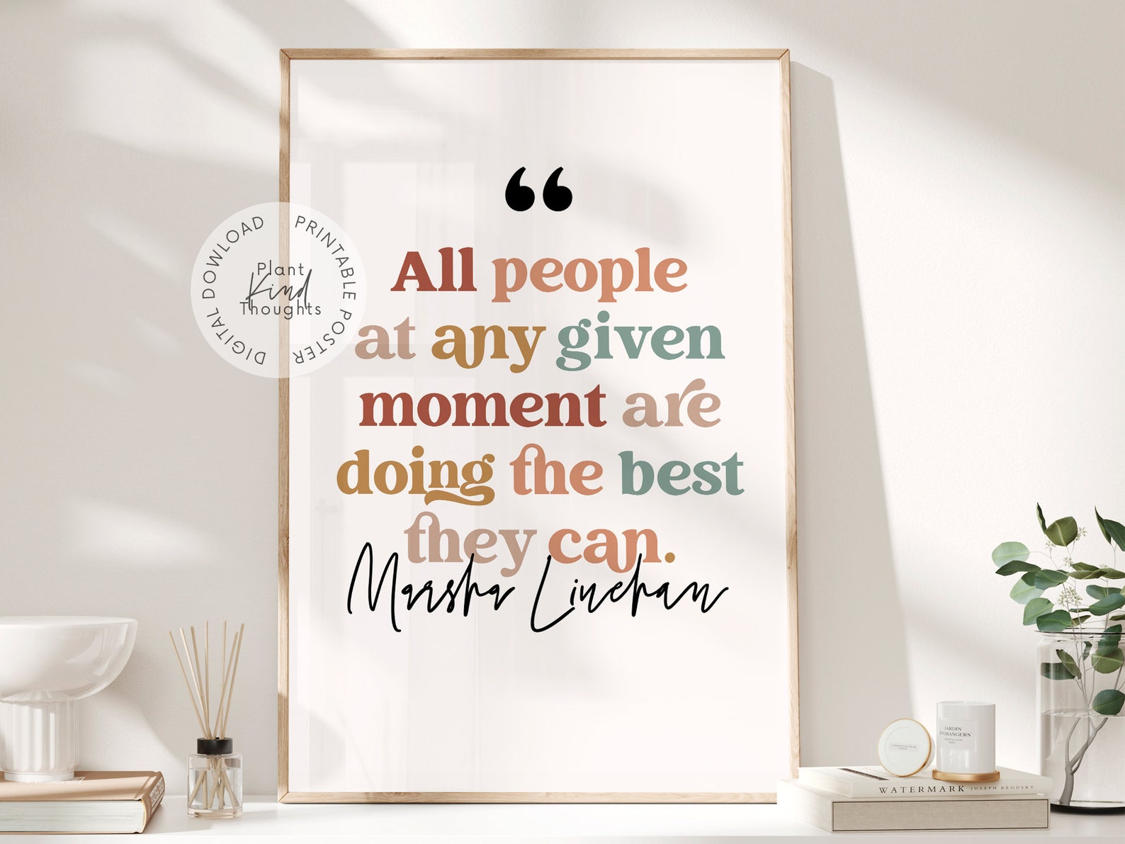 MARSHA LINEHAN Quote DBT Poster: Dialectical Behavior Therapy | Etsy