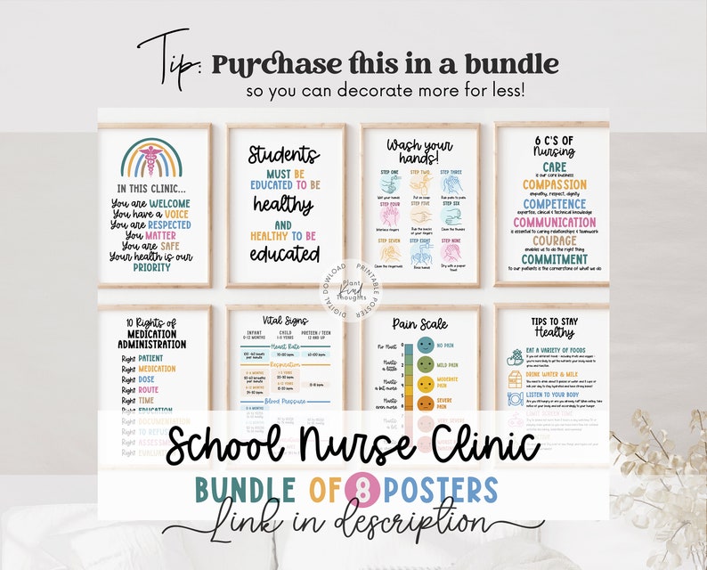 PAIN SCALE School Nurse Office Decor School Clinic School - Etsy