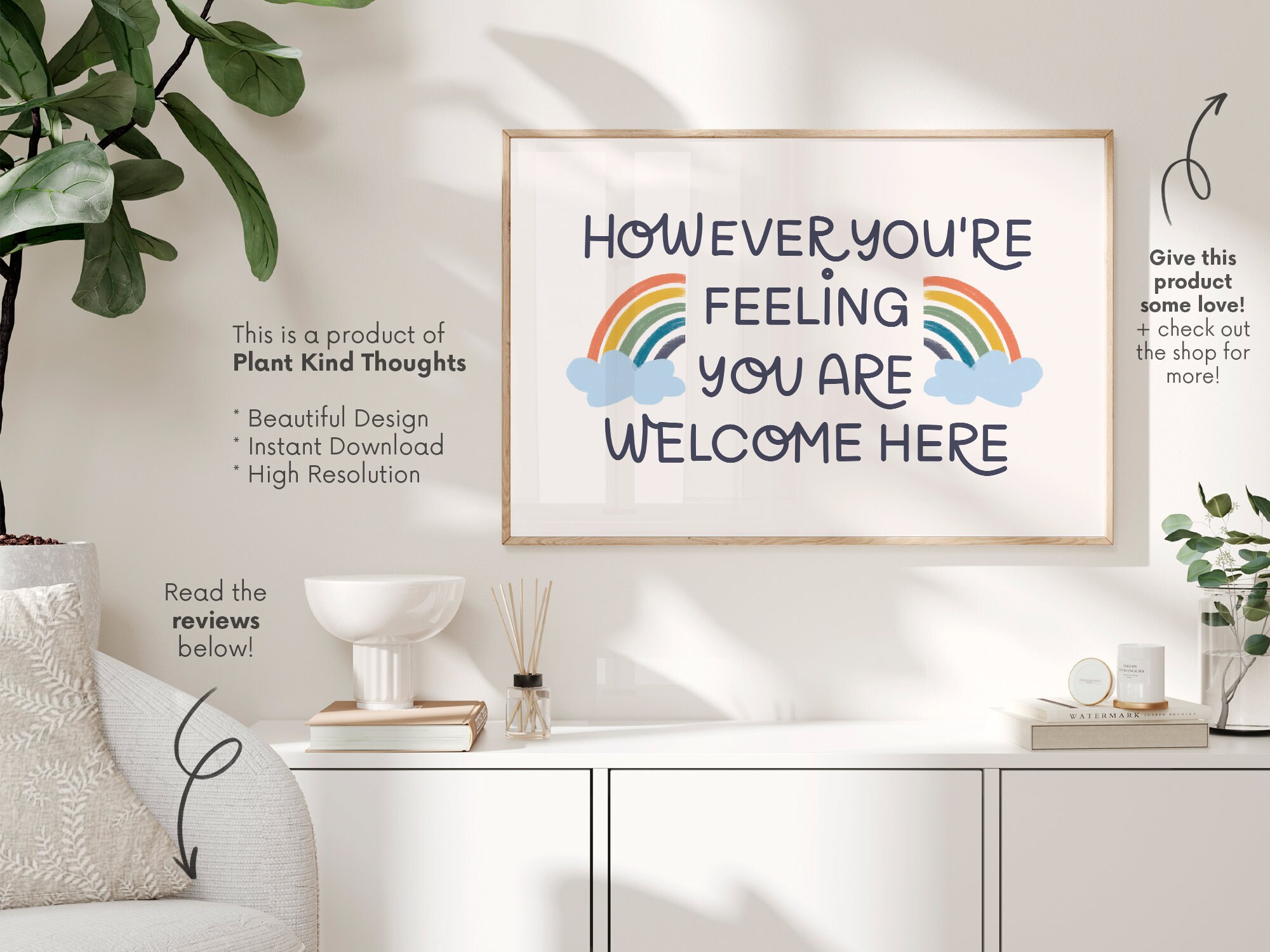 YOU ARE WELCOME Here Mental Health Poster: Counseling Sign - Etsy