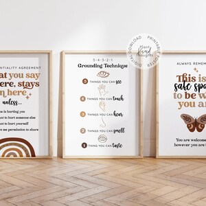 15 BOHO Counseling Posters Bundle School Counselor Office Decor School ...