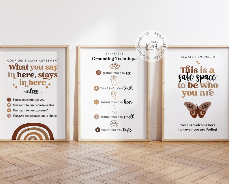 15 BOHO Counseling Posters Bundle School Counselor Office - Etsy