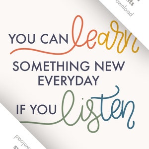 BUNDLE OF 6 LEARNING Classroom Posters: Classroom Decor Home School ...