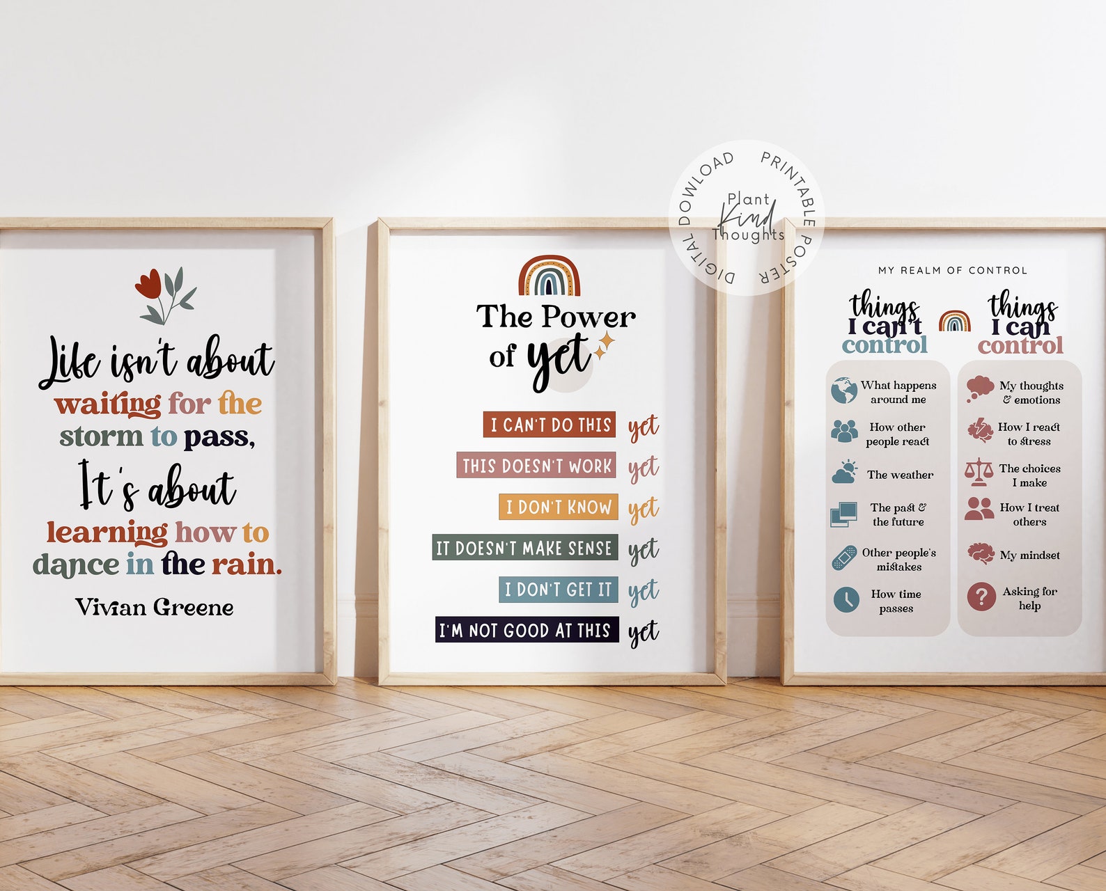 15 RAINBOW Counseling Posters Bundle School Counselor Office - Etsy