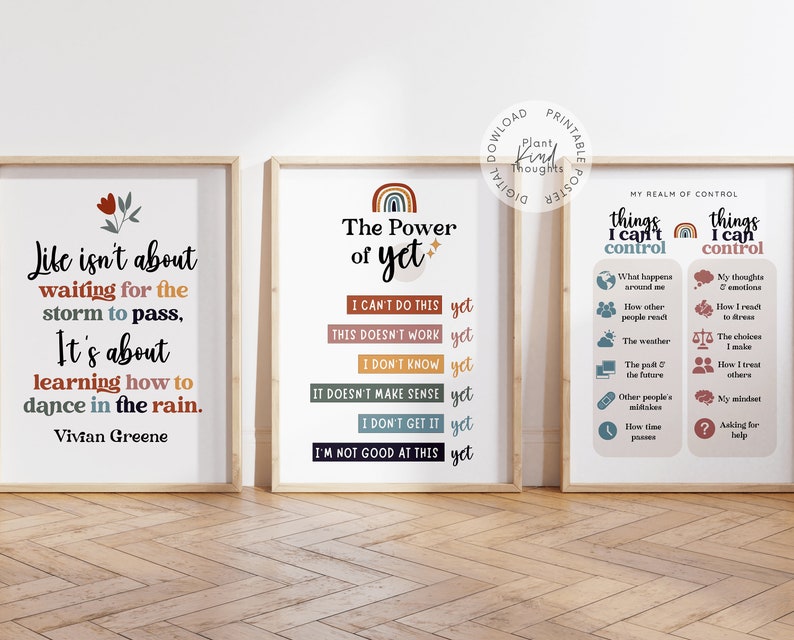 15 RAINBOW Counseling Posters Bundle School Counselor Office - Etsy