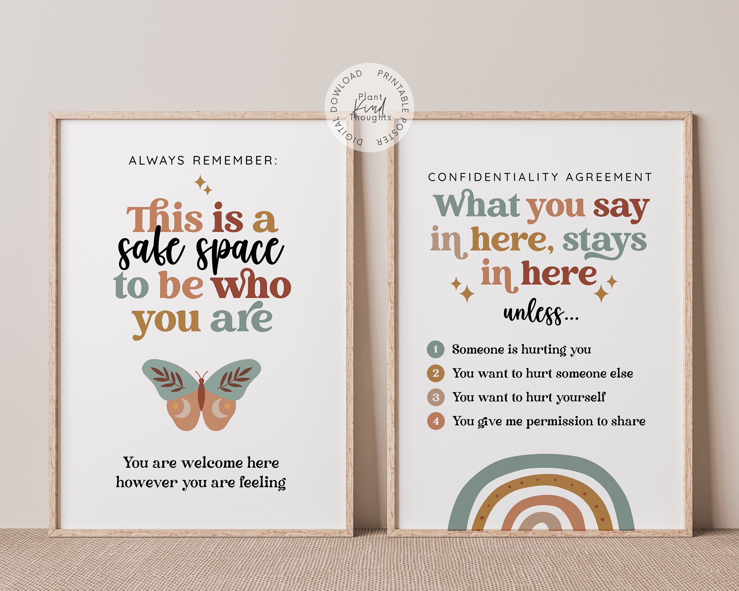 COUNSELING OFFICE Confidentiality Agreement Poster & Safe - Etsy