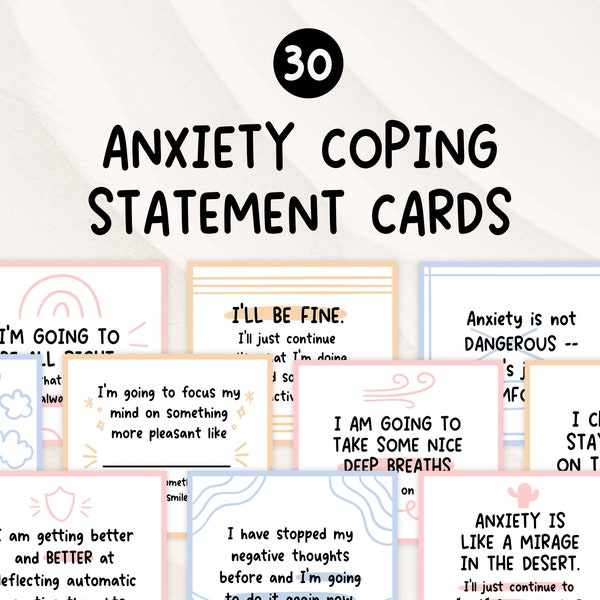 Dbt Coping Statements - Etsy