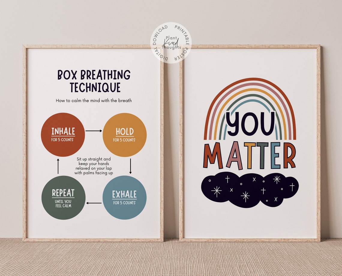 BUNDLE OF 6 Mental Health Posters: School Counselor Office - Etsy