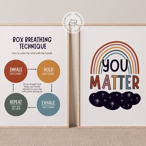 BUNDLE OF 6 Mental Health Posters: School Counselor Office Decor School ...