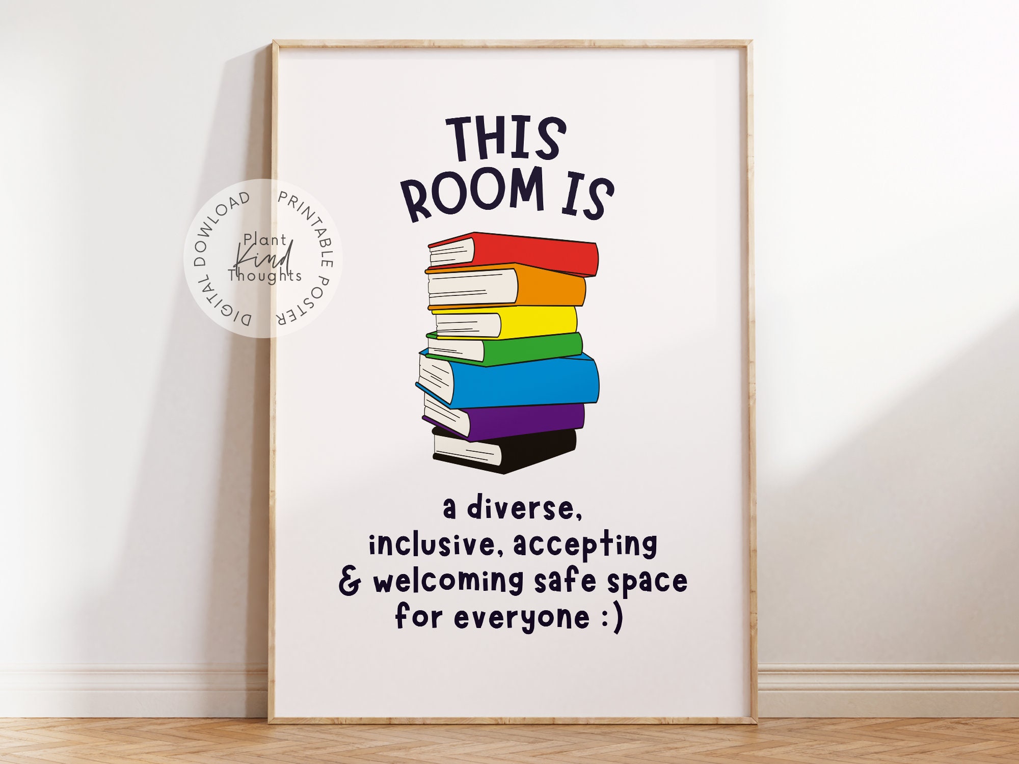 Safe Space PRIDE Classroom Poster: Inclusive LGBTQ Safe Space - Etsy Canada