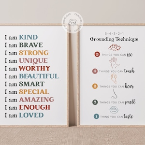 10 RAINBOW Counseling Posters Bundle School Counselor Office Decor ...