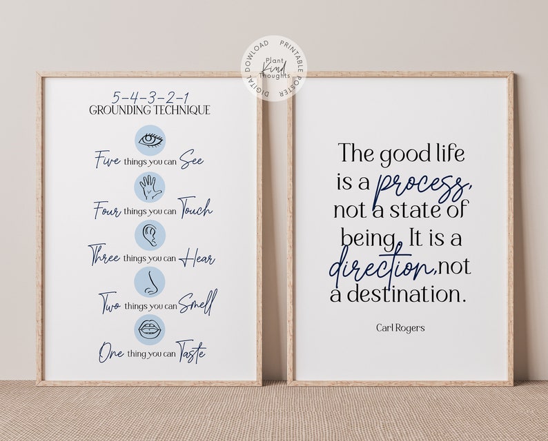 6 COUNSELING Office Bundle MINIMAL BLUE School Counselor - Etsy