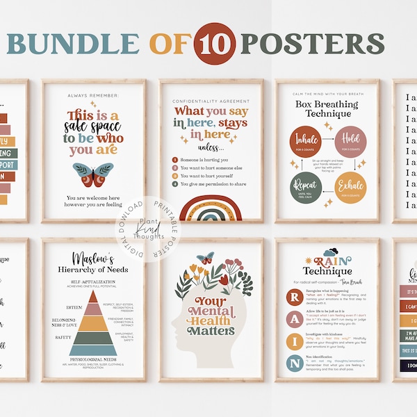 Counseling Posters - Etsy