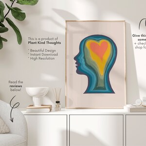 RAINBOW MIND Mental Health Poster: Kind Mind School Counselor Office ...