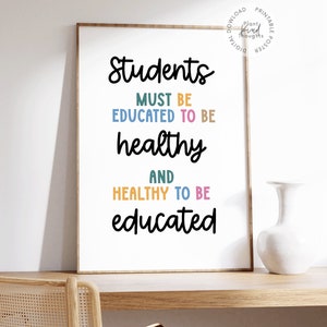 HEALTH EDUCATION School Nurse Office Decor School Clinic School Nurse ...