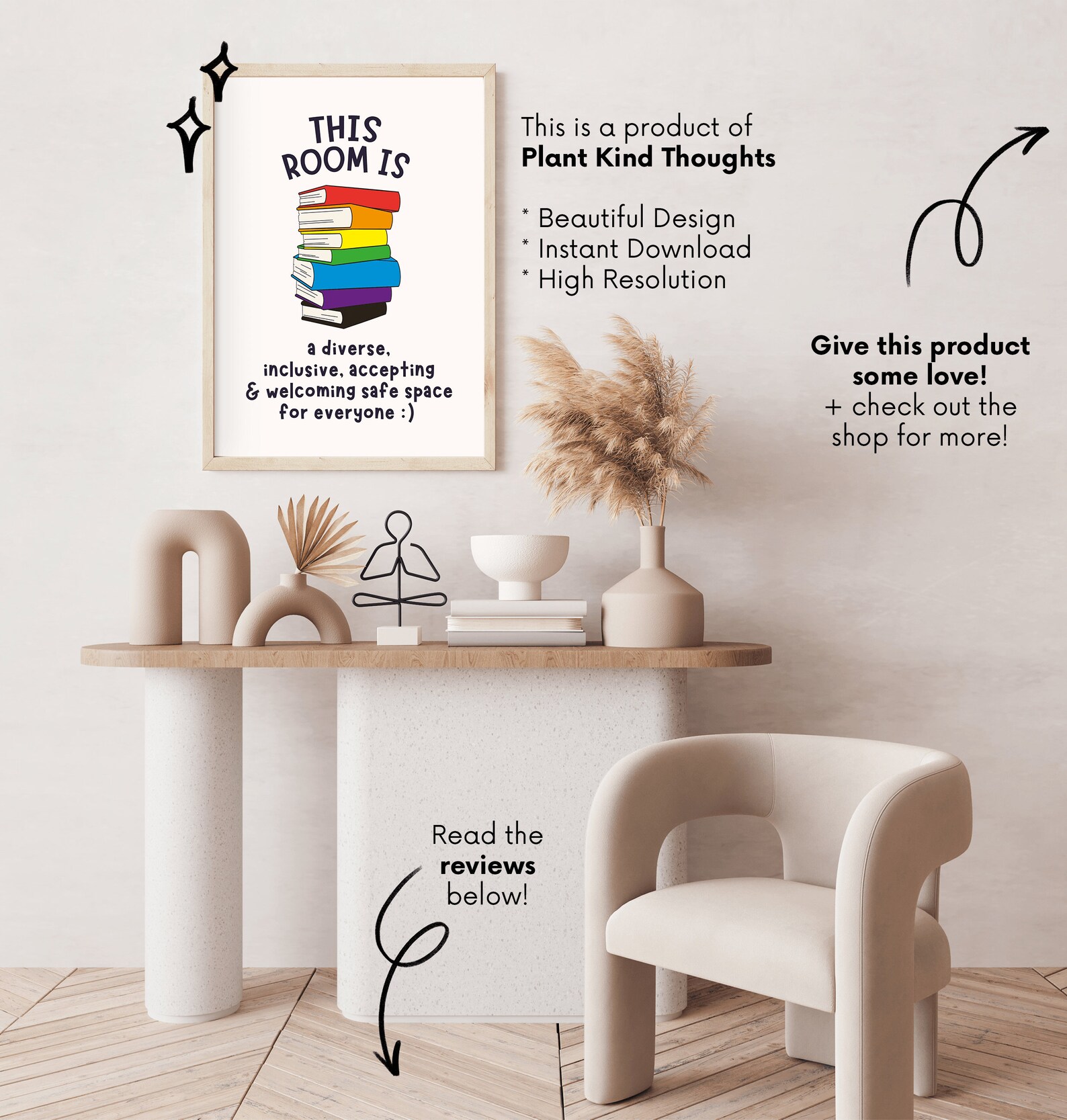 Safe Space PRIDE Classroom Poster: Inclusive LGBTQ Safe Space - Etsy