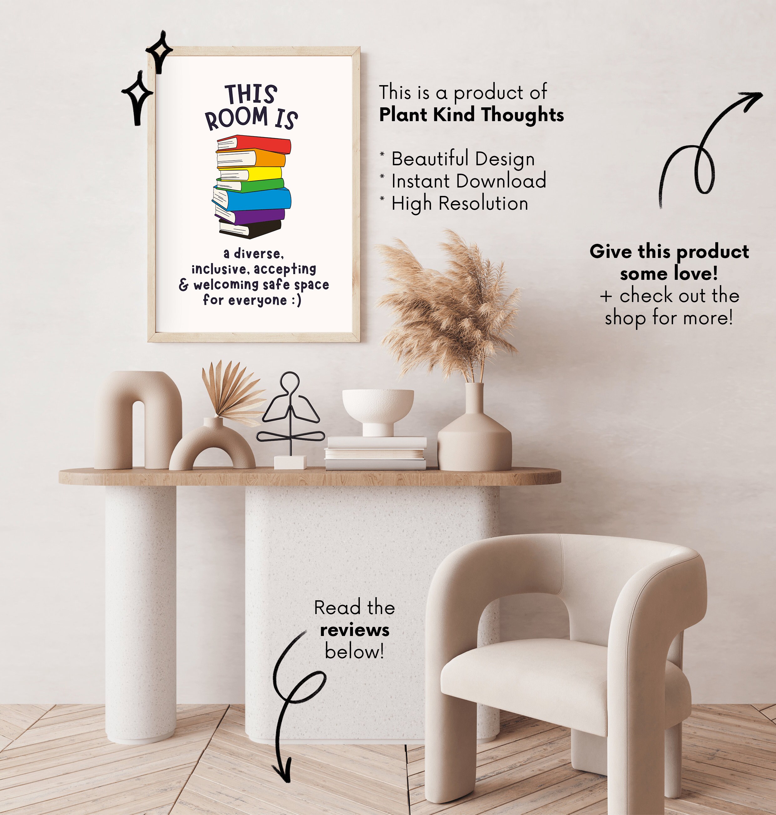 Safe Space PRIDE Classroom Poster: Inclusive LGBTQ Safe Space - Etsy