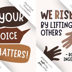 DIVERSITY CLASSROOM Posters Bundle of 6: Inclusive Human Equality ...