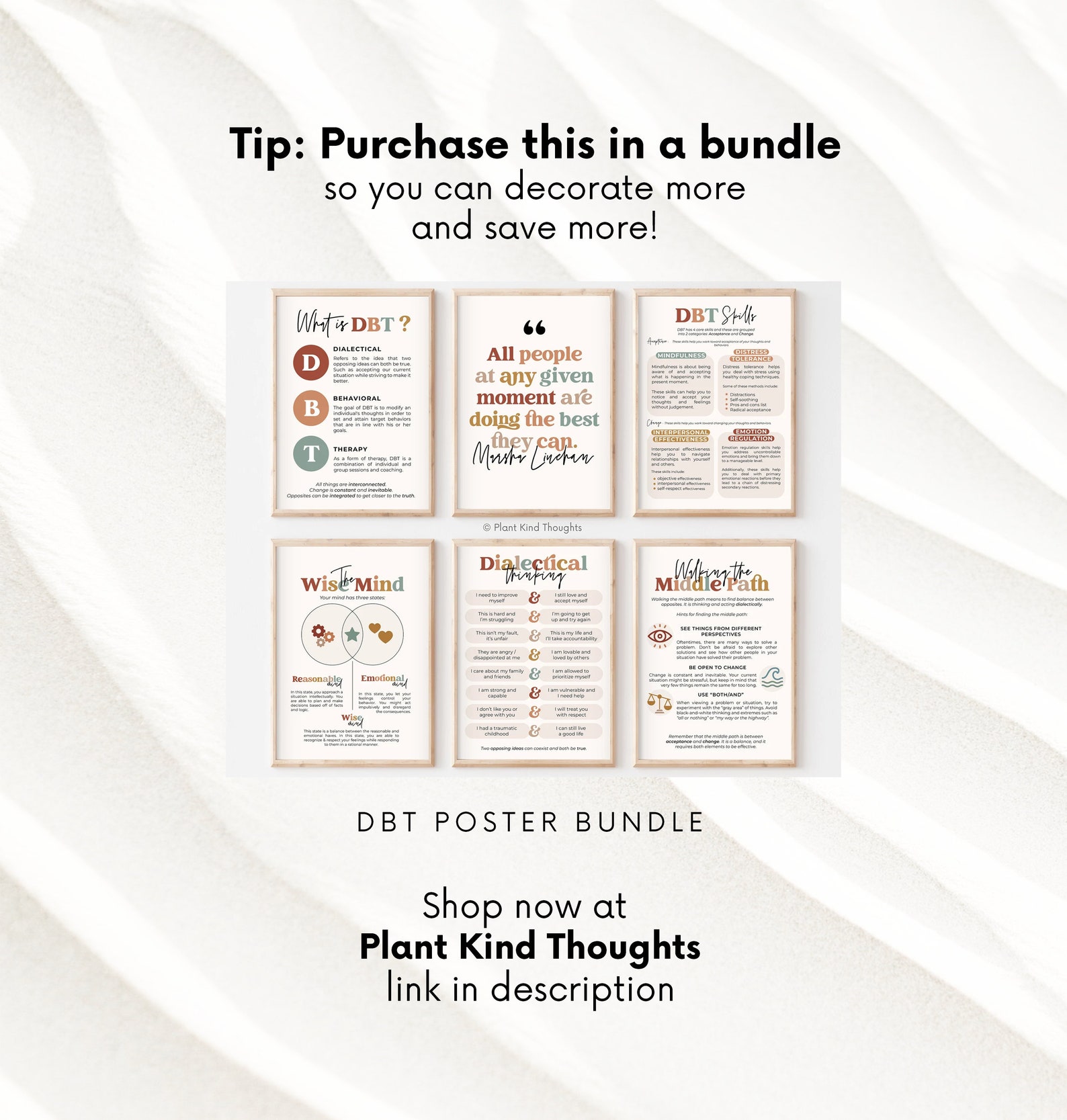 DBT Definition Poster: Dialectical Behavior Therapy Therapist Office ...