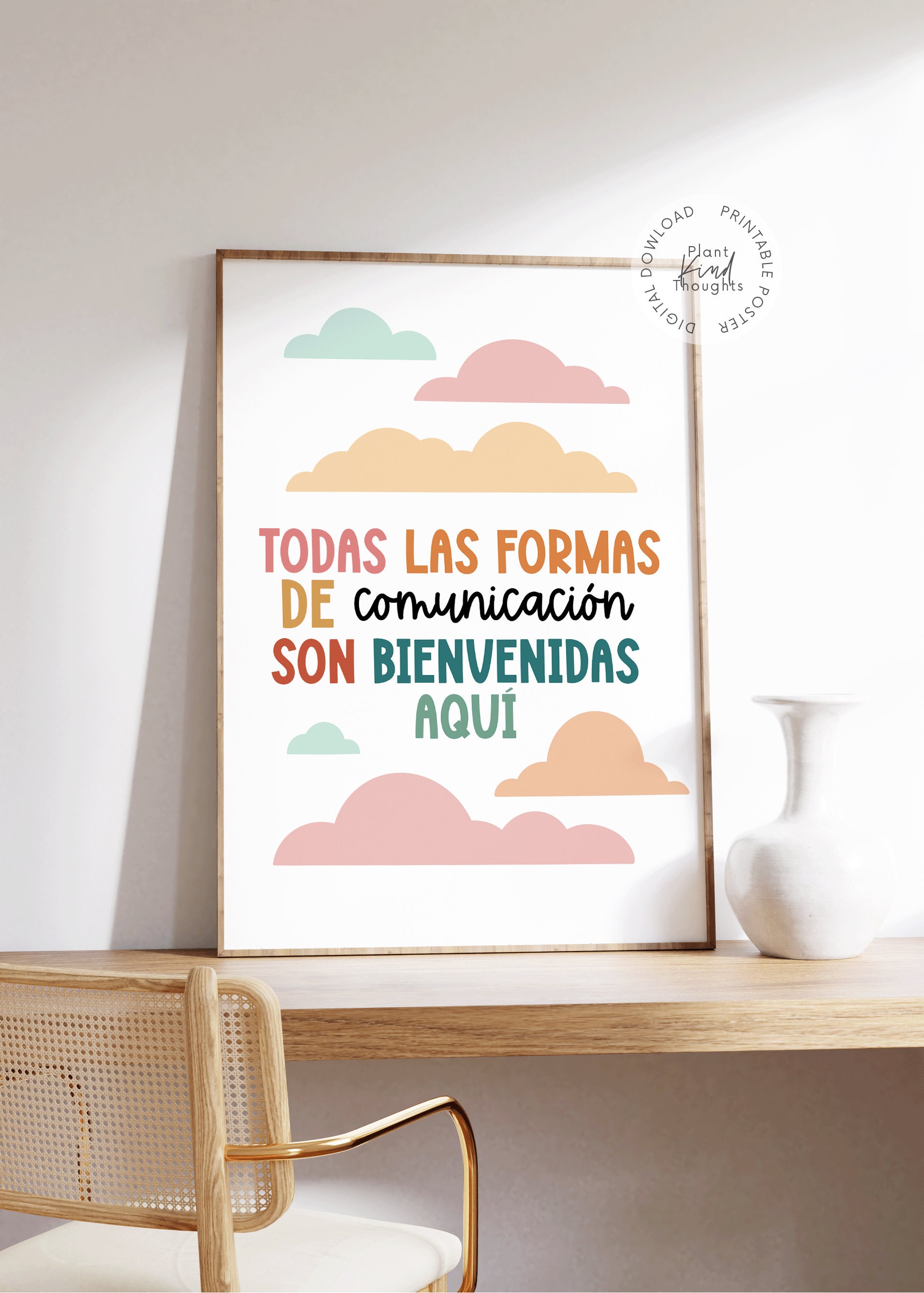 TODAS Las FORMAS De Comunicacion Spanish Poster Speech Room Decor ...