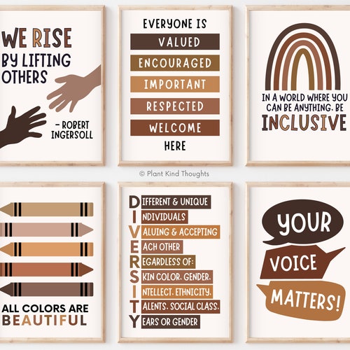 BUNDLE 6 Mental Health Posters: BOHO School Counselor Office - Etsy