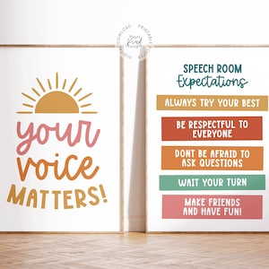 10 SPEECH THERAPY Room Decor Speech Therapy Poster Speech Language ...