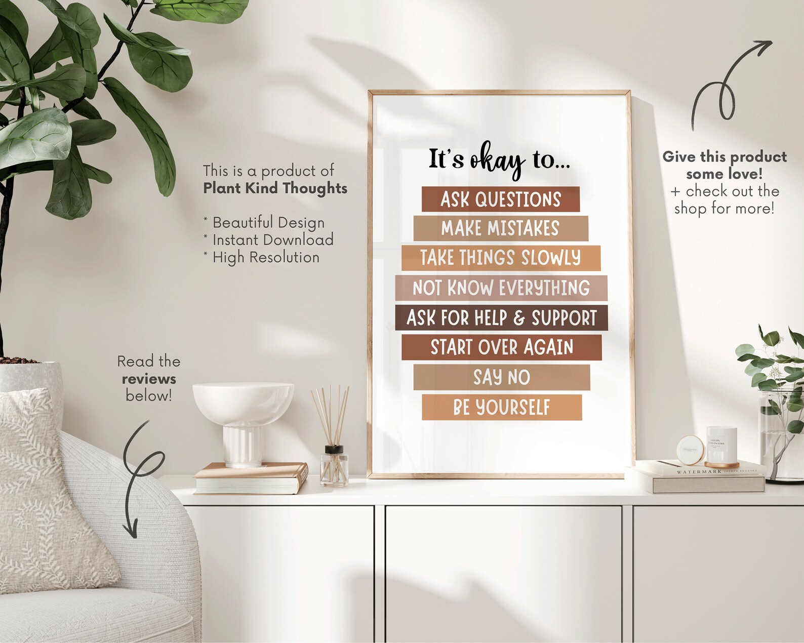 IT'S OKAY Mental Health Poster Printable Classroom Decor School ...