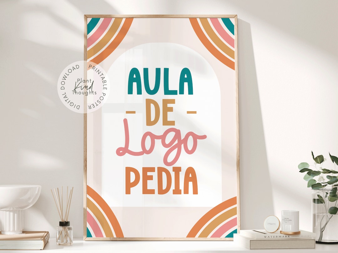 AULA De LOGOPEDIA Spanish Speech Room Sign Speechroom Decor Speech ...