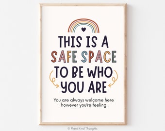 Safe Space Classroom | Etsy