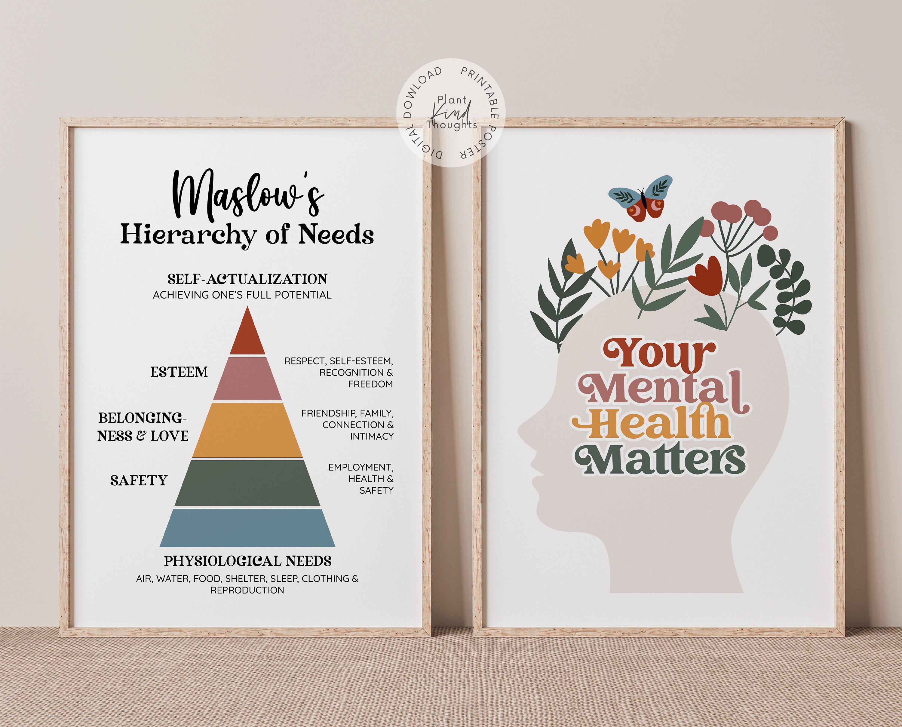 10 RAINBOW Counseling Posters Bundle School Counselor Office Decor ...