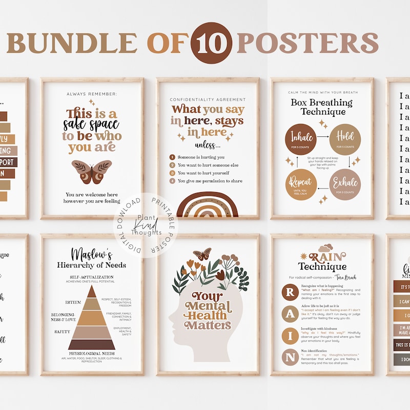 Counseling Posters - Etsy